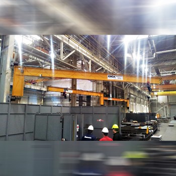 Macara pivotanta stationara pe perete | Duca Cranes