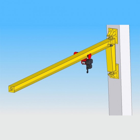 Macara pivotanta stationara pe perete | Duca Cranes