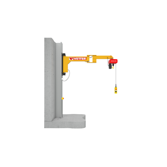 Macara pivotanta de perete cu brat articulat BOY BW | Duca Cranes